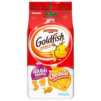 Goldfish Snack Crackers, Baked, Cheddar, Holiday Shapes - Brookshire's