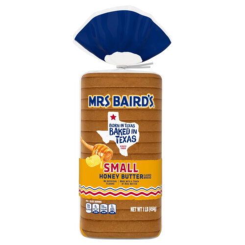 Mrs Baird's Honey Butter Small Bread - 1 Pound - Super 1 Foods