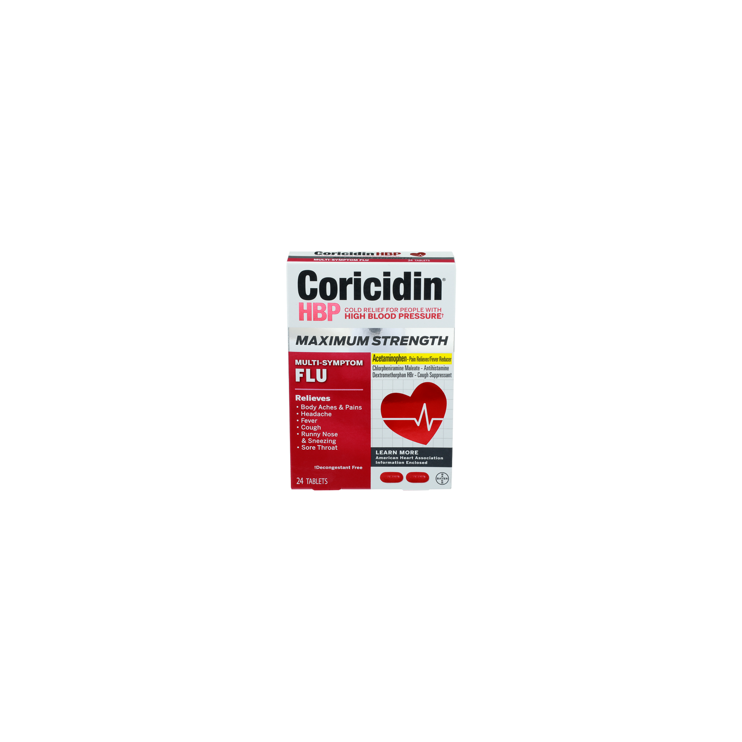 Coricidin Hbp Sinus Tablets