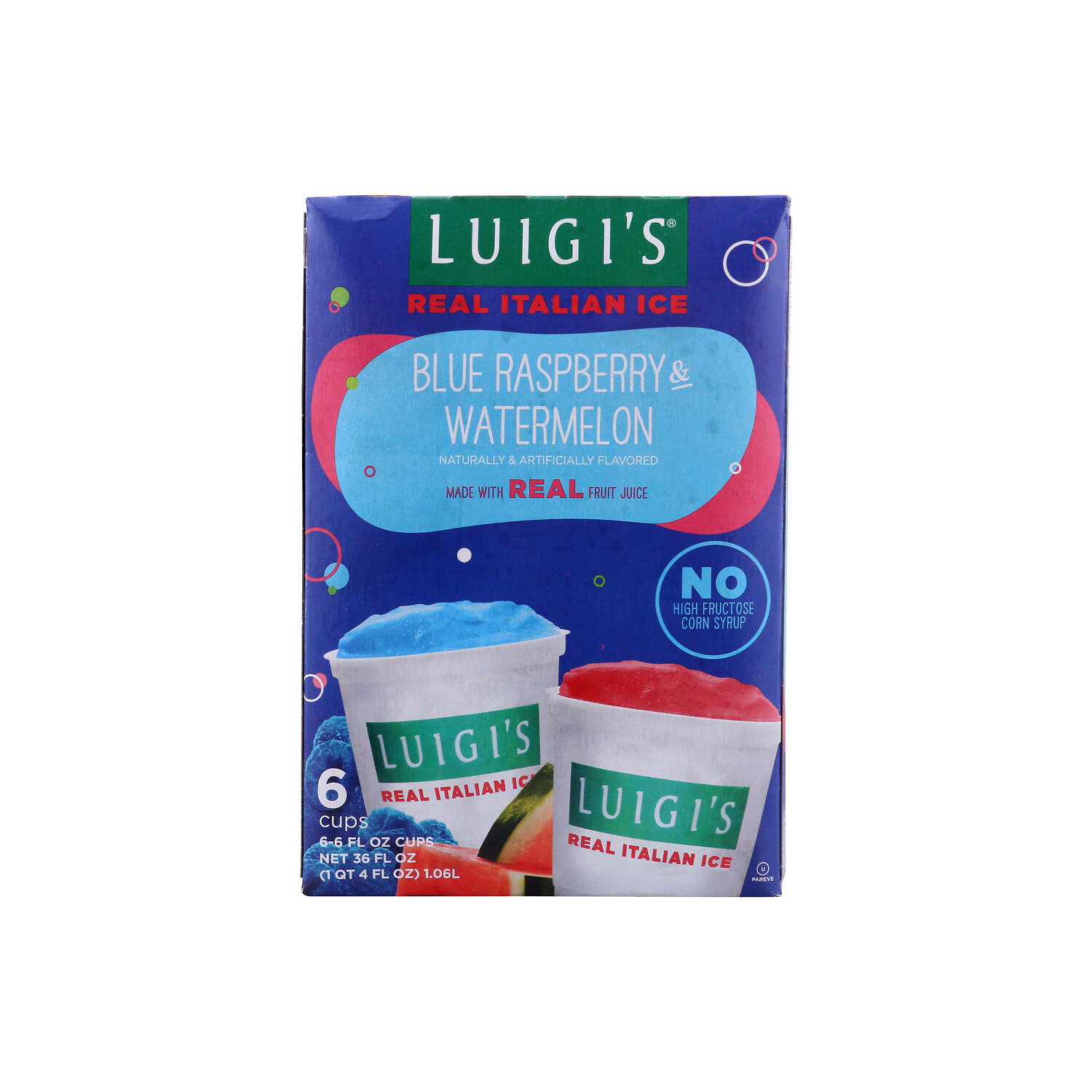 Luigis Italian Ice Luigis Real Italian Ice Mango Squeeze Tube, 4 Ounce