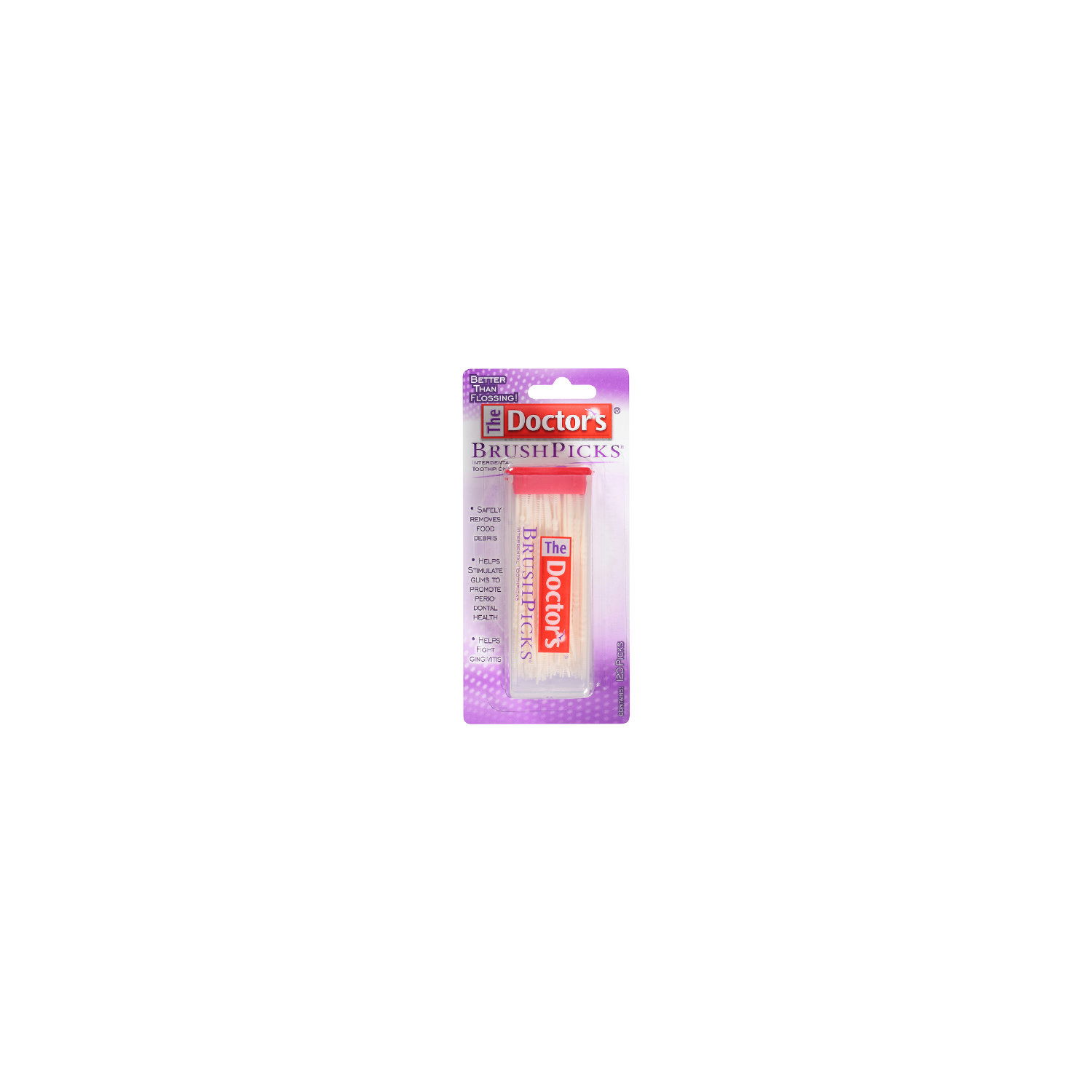 The Doctor s BrushPicks Interdental Toothpicks Super 1 Foods