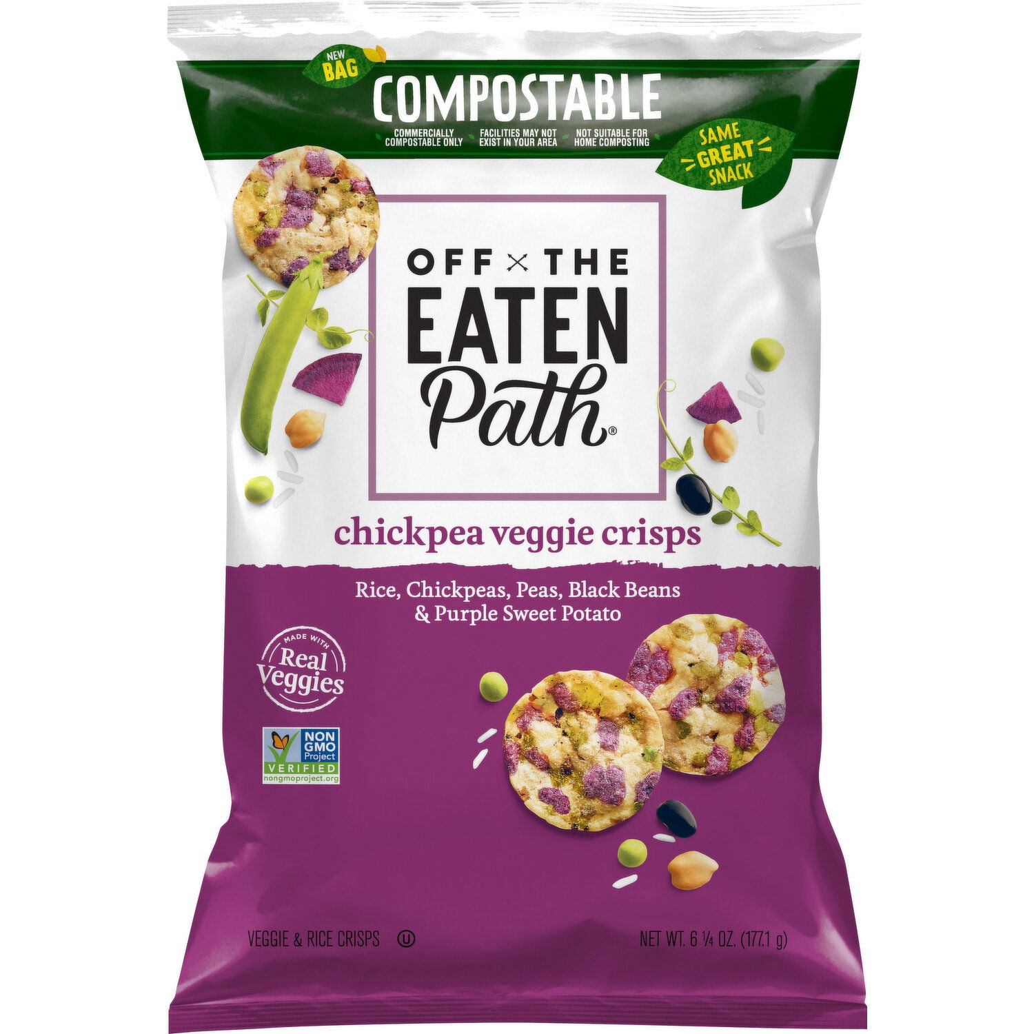 Off The Eaten Path Veggie Crisps Chickpea FRESH by Brookshire s