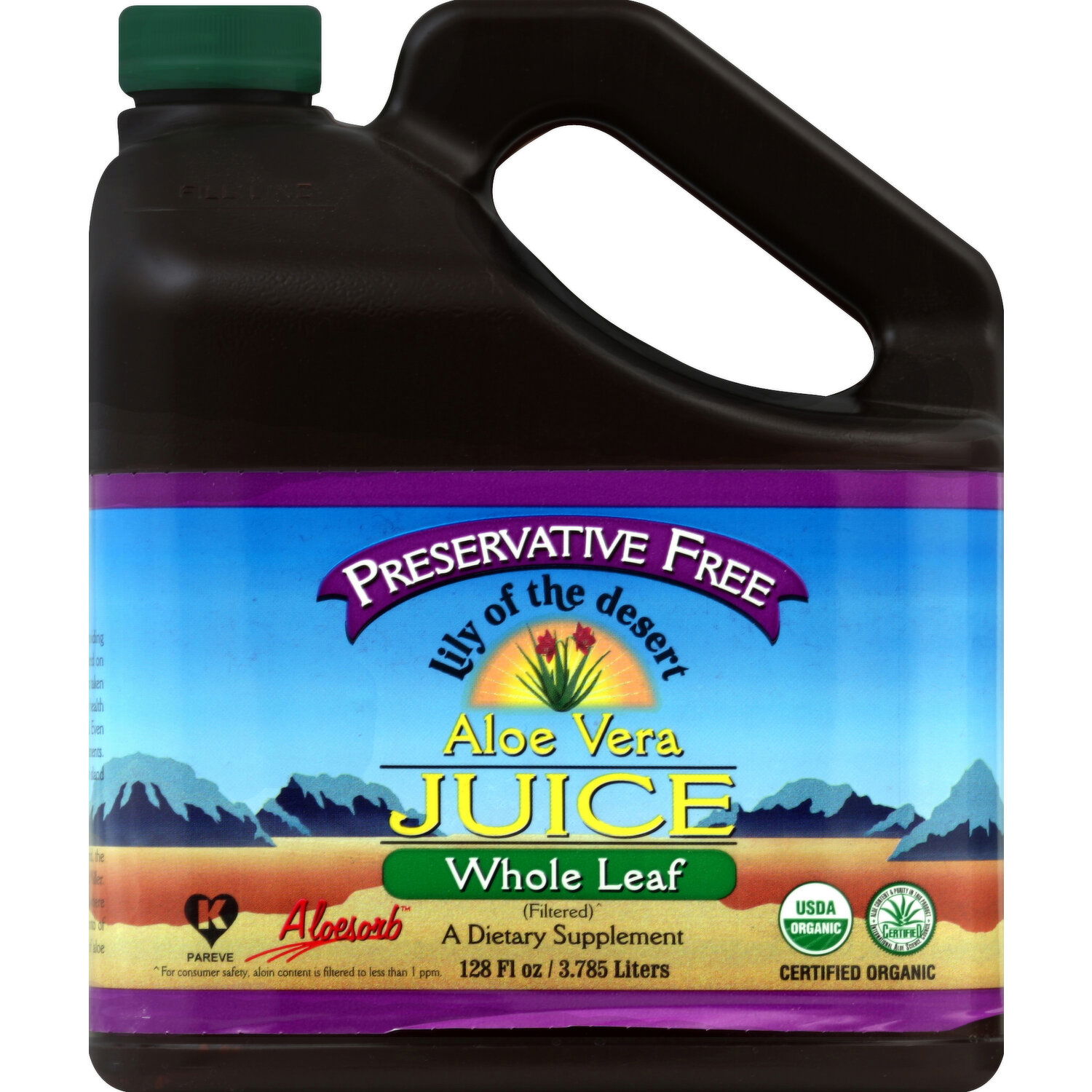 Lily of the desert aloe vera juice store