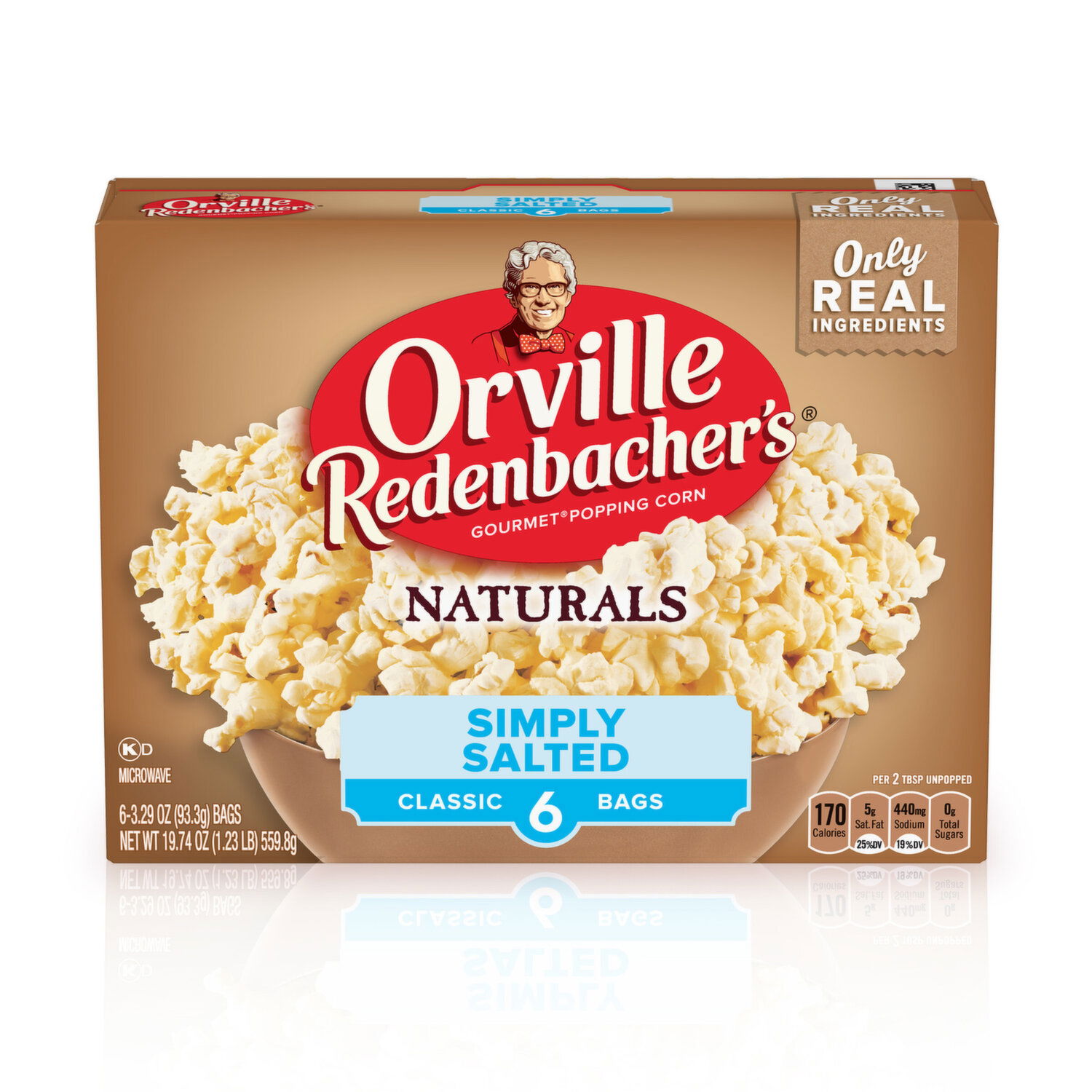 Orville Redenbacher s Naturals Simply Salted Microwave Popcorn Brookshire s