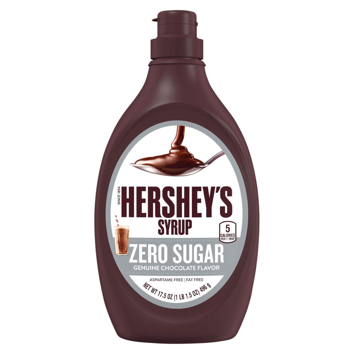Hershey s Syrup Zero Sugar Genuine Chocolate Flavor FRESH by Brookshire s