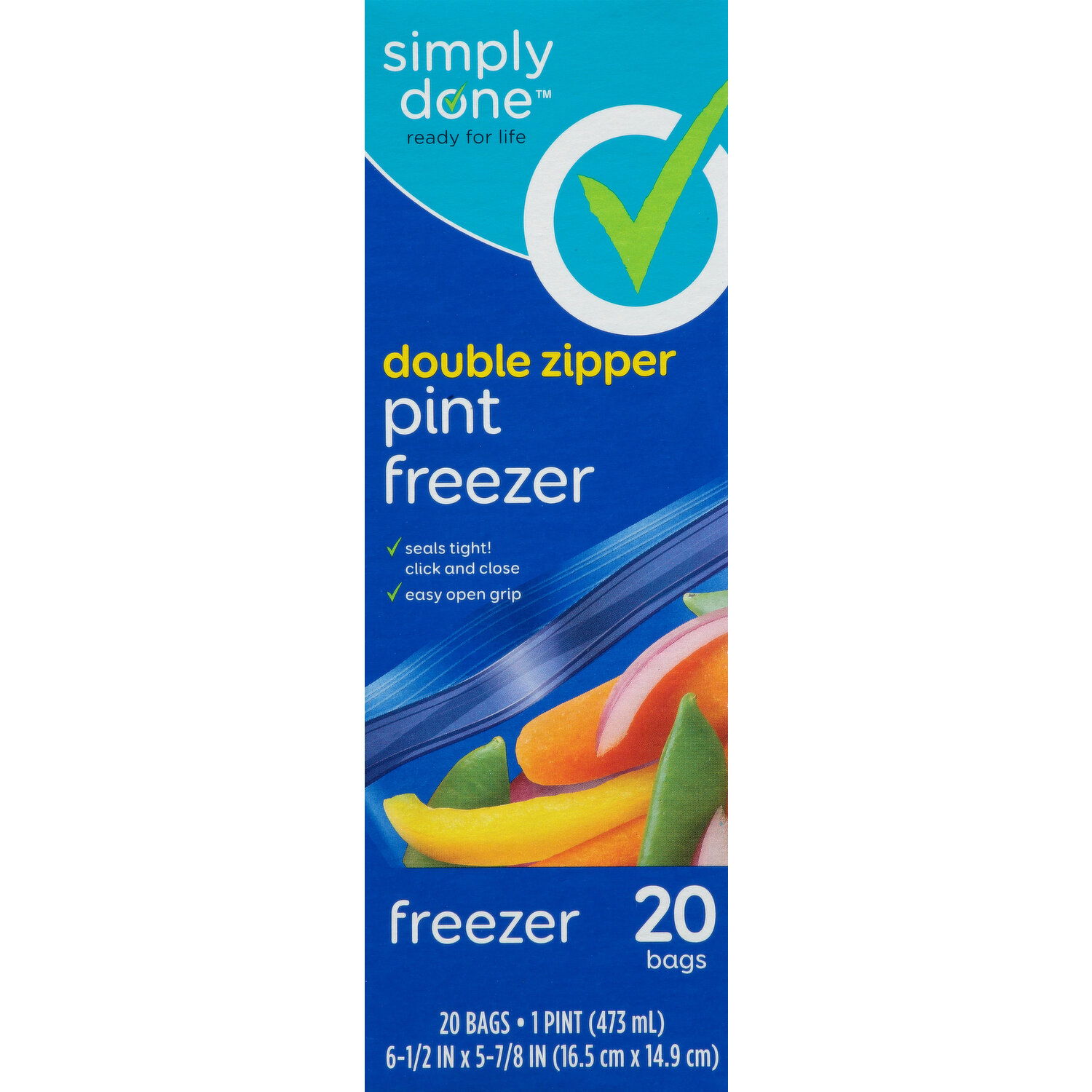 Freezer pint bags store