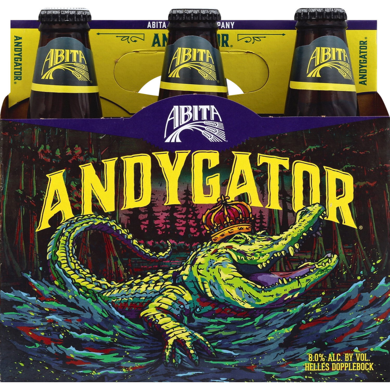 Cerveza Abita Abita Andy Gator Helles Doppelbock Bottles, 6 Bottles