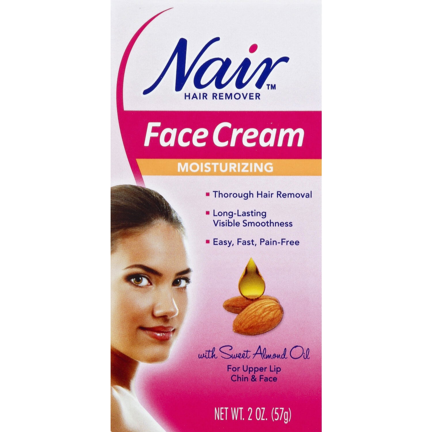Nair hair removal cream face store