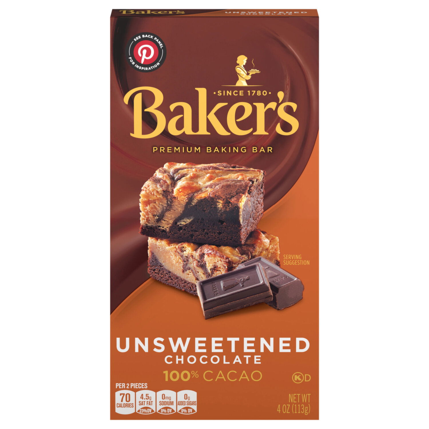 Baker s Baking Bar Premium Unsweetened Chocolate 100 Cacao Super 1 Foods